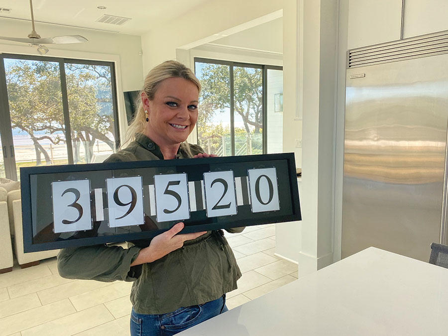 DIY: Zip Code Frame - Gulf Coast Woman Magazine